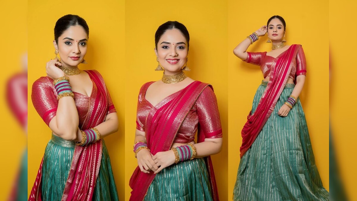 Actress: ಲಂಗ-ದಾವಣಿಯಲ್ಲಿ ಸೌತ್ ಚೆಲುವೆ! ತೆಲಗು ಬ್ಯೂಟಿಗೆ ಮನಸೋತ ಯುವಕರು ...