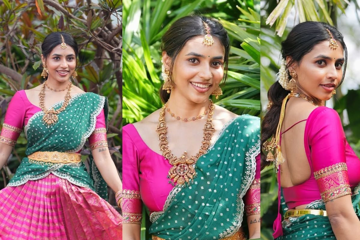 Sapthami Gowda: ಮದುವೆ ಮನೆಯಲ್ಲಿ ಸಪ್ತಮಿ ಗೌಡ! ಲಂಗ ದಾವಣಿಯಲ್ಲಿ ಮಿಂಚಿದ ಕಾಂತಾರ ...