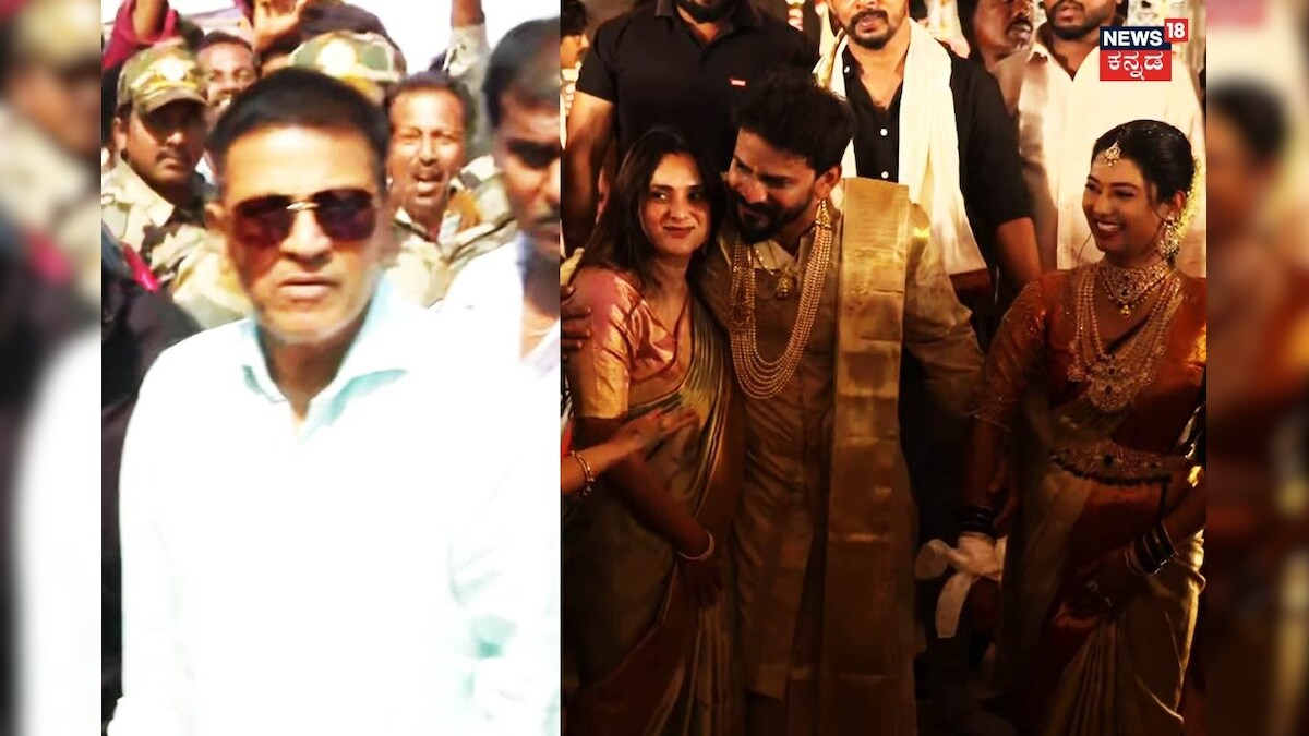 Daali Dhananjay: ಗೋಲ್ಡನ್ ಸೀರೆ ಉಟ್ಟು ಡಾಲಿ ಮದುವೆಗೆ ಬಂದ್ರು ಸ್ಯಾಂಡಲ್ ವುಡ್ ...