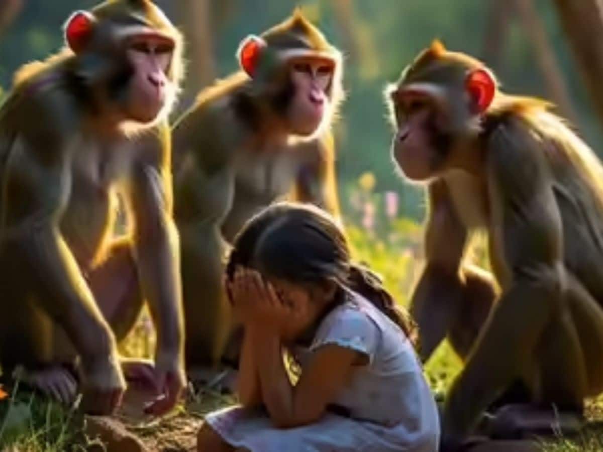 Viral: ಕಾಡಲ್ಲಿ ಕೋತಿಗಳೊಂದಿಗೆ ಬೆಳೆದ 4 ವರ್ಷದ ಹುಡುಗಿ; ಆಕೆಯ ಜೀವನ ಹೇಗಿತ್ತು ...