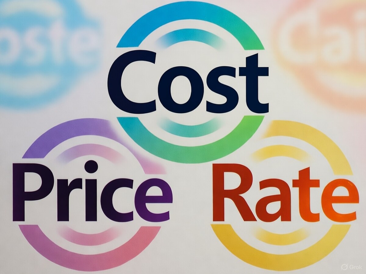 Cost vs Price vs Rate; ಇವುಗಳ ನಡುವಿನ ವ್ಯತ್ಯಾಸ ಏನ್ ಗೊತ್ತಾ? ಇಷ್ಟ್‌ ದಿನ ...