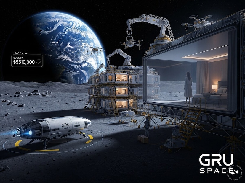 Moon Hotel: ಚಂದ್ರಲೋಕಕ್ಕೆ ಹೋಗಿ ಊಟ ಮಾಡೋಣ್ವಾ? ಚಂದ್ರನ ಅಂಗಳದಲ್ಲಿ ...