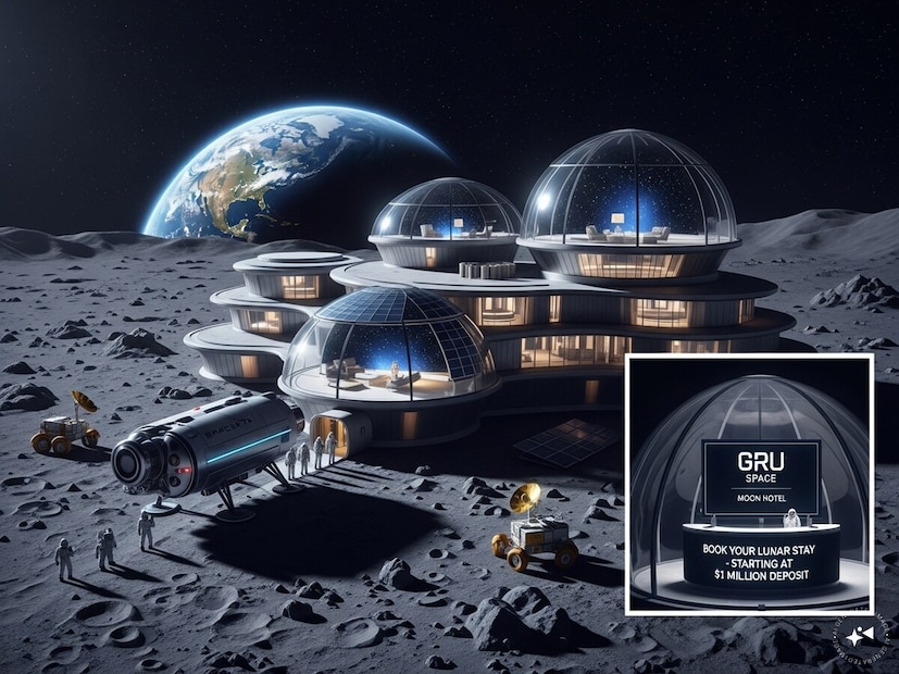 Moon Hotel: ಚಂದ್ರಲೋಕಕ್ಕೆ ಹೋಗಿ ಊಟ ಮಾಡೋಣ್ವಾ? ಚಂದ್ರನ ಅಂಗಳದಲ್ಲಿ ...