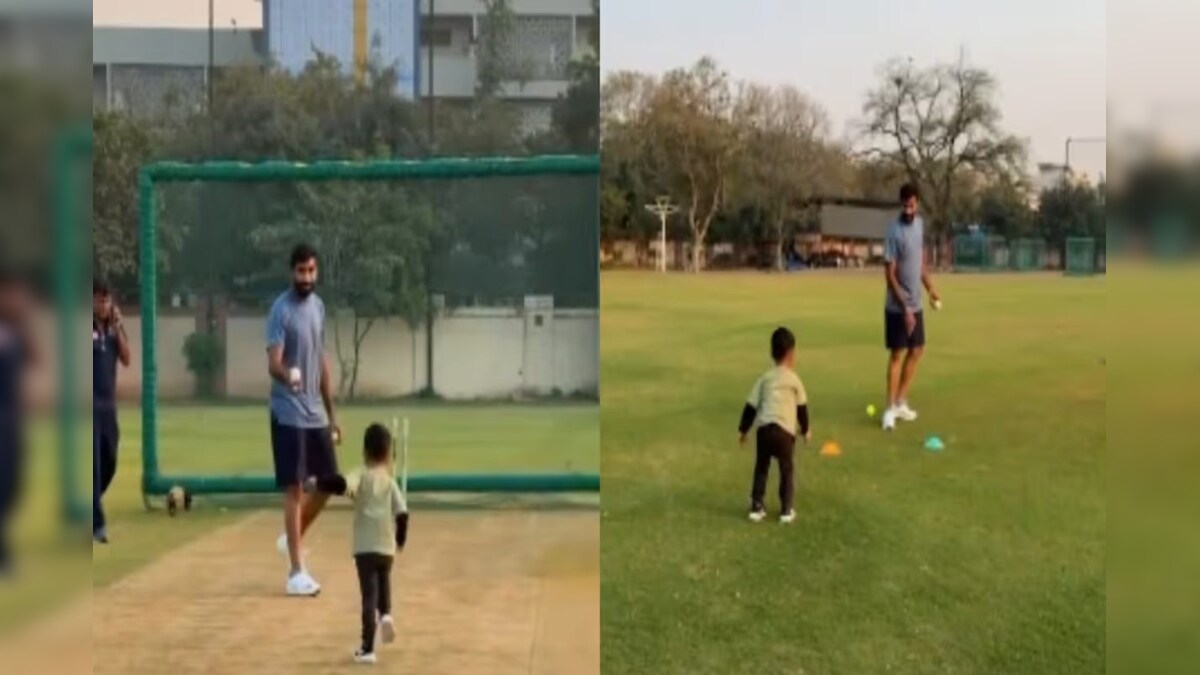 Bumrah son Angad: ಅಪ್ಪನೊಂದಿಗೆ ನೆಟ್ಸ್‌ನಲ್ಲಿ ಜೂನಿಯರ್ ಬುಮ್ರಾ ಸೂಪರ್ ಬೌಲಿಂಗ್ ...
