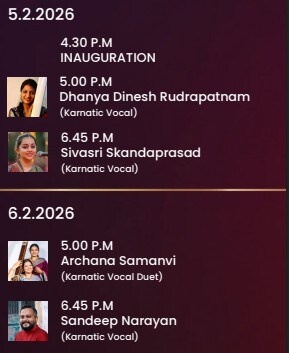 Indian Classical Music Festival: ಬೆಂಗಳೂರಿನಲ್ಲಿ 4 ದಿನಗಳ 'ಪುರಾಣ ಗೀತಂ ...