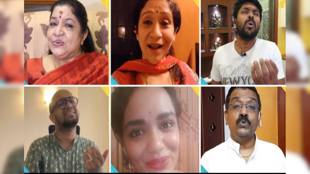 Lock down Song | 'ലോക്ക്ഡൗൺ മുഴുവൻ സുഖം പകരാനായി സ്നേഹദീപമേ മിഴി ...