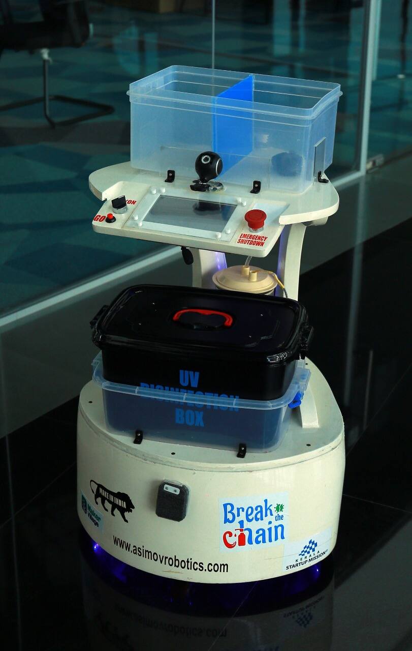 ലാലേട്ടന്റെ കരുതൽ; ഐസൊലേഷൻ വാർഡിലേക്ക് ഭക്ഷണവും മരുന്നുമായി റോബോട്ട് ...