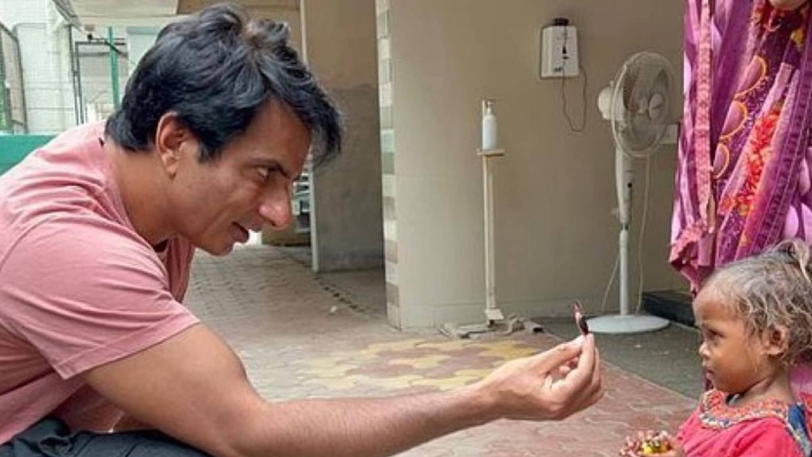 Sonu Sood | Actor Sonu Sood with the help of a baby born with four legs ...