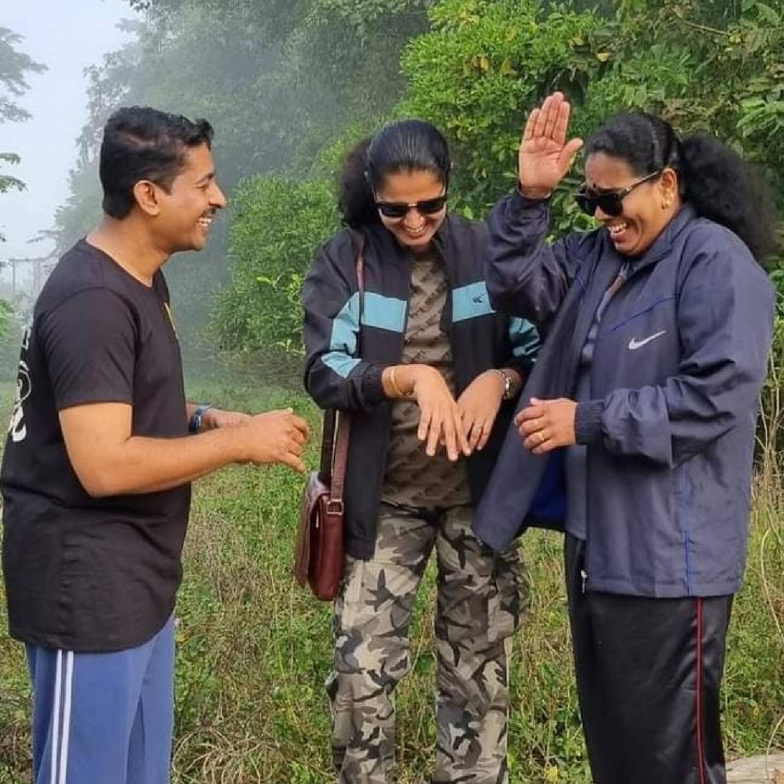 കണ്ണൂർ ജില്ലാ പഞ്ചായത്ത് പ്രസിഡൻറ് പി പി ദിവ്യയും സംഘവും മേഘാലയയി