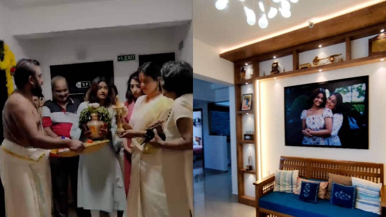 Manju Pillai | മകൾക്കൊപ്പം മഞ്ജു പിള്ളയുടെ പുതിയ 'ഹോം'; ഗൃഹപ്രവേശം ...