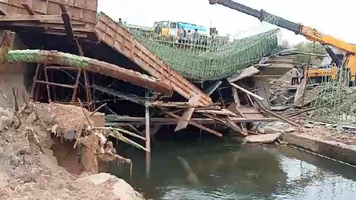 കൊല്ലത്ത് ദേശീയപാതയിൽ നിർമാണത്തിലിരുന്ന പാലം തകർന്നുവീണു| kollam bypass ...