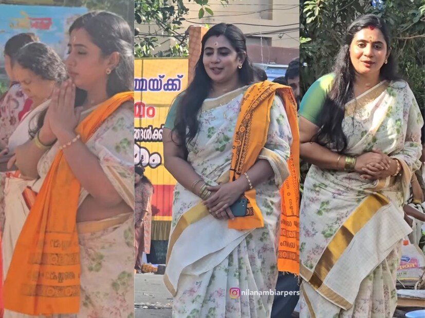 Nila Nambiar: ആറ്റുകാലമ്മയ്ക്ക് പൊങ്കാലയർപ്പിച്ച് നിള നമ്പ്യാർ|Nila ...
