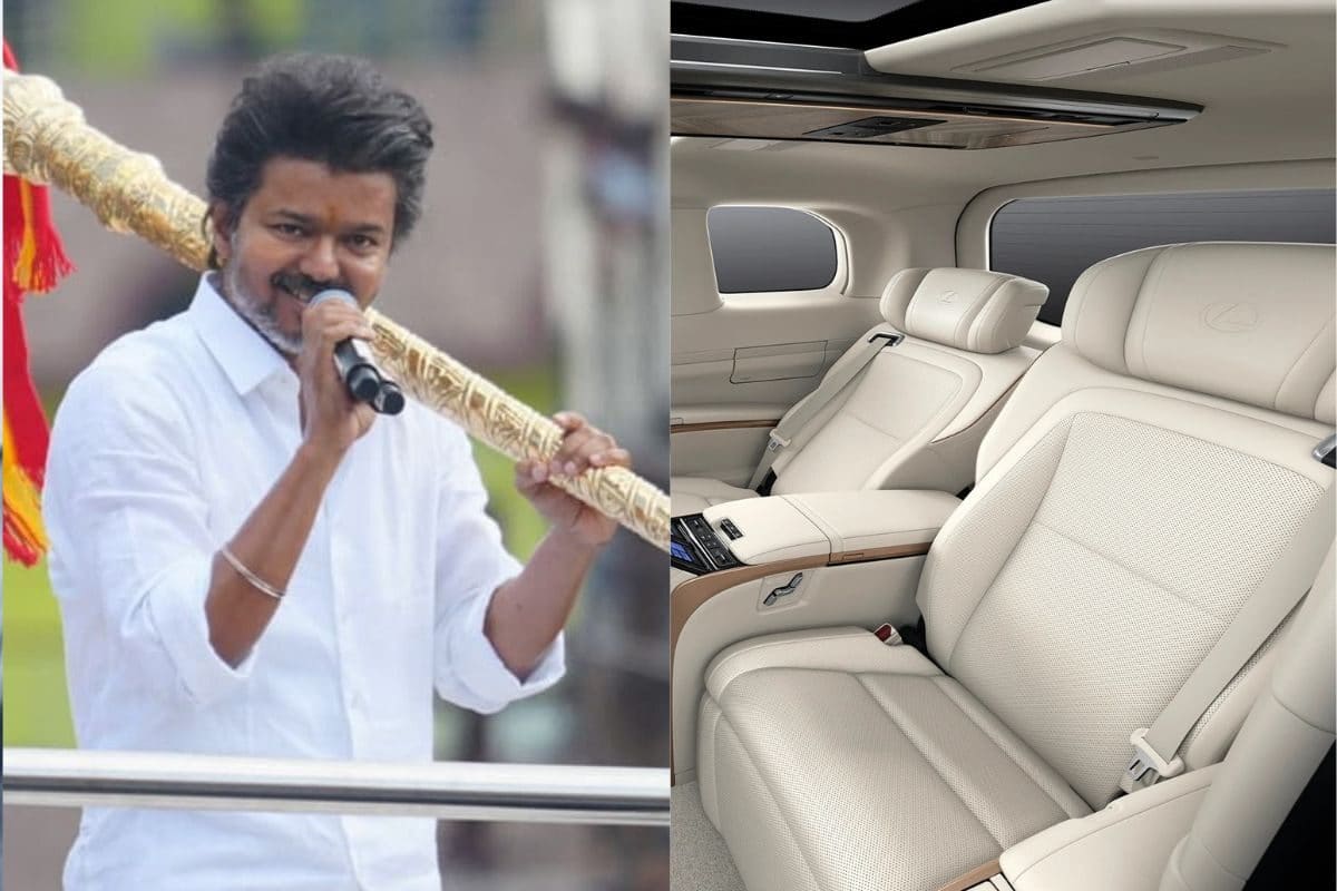 Actor Vijay's Lexus LM 350H features luxury amenities and advanced ...