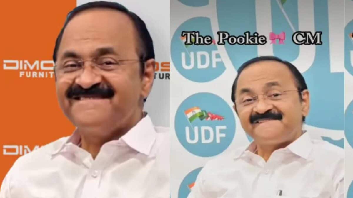 ഇൻസ്റ്റാഗ്രാമിൽ തരംഗമായി 'പൂക്കി സി.എം'; റീൽസിലും ട്രോളിലും വി.ഡി. സതീശ ...
