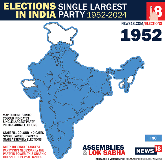 All Lok Sabha and Assembly General Elections from 1952 to 2024: In a ...