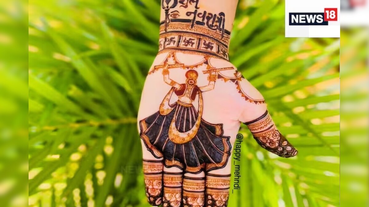 Mehandi Design : नवरात्रीत अजूनही हातावर मेहंदी काढली नाही? मग या 5 ...