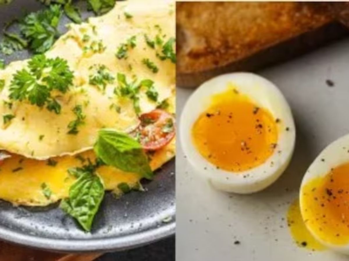 Boiled Egg vs Omelette : उकडलेले अंडे की ऑम्लेट, काय खाणं जास्त ...