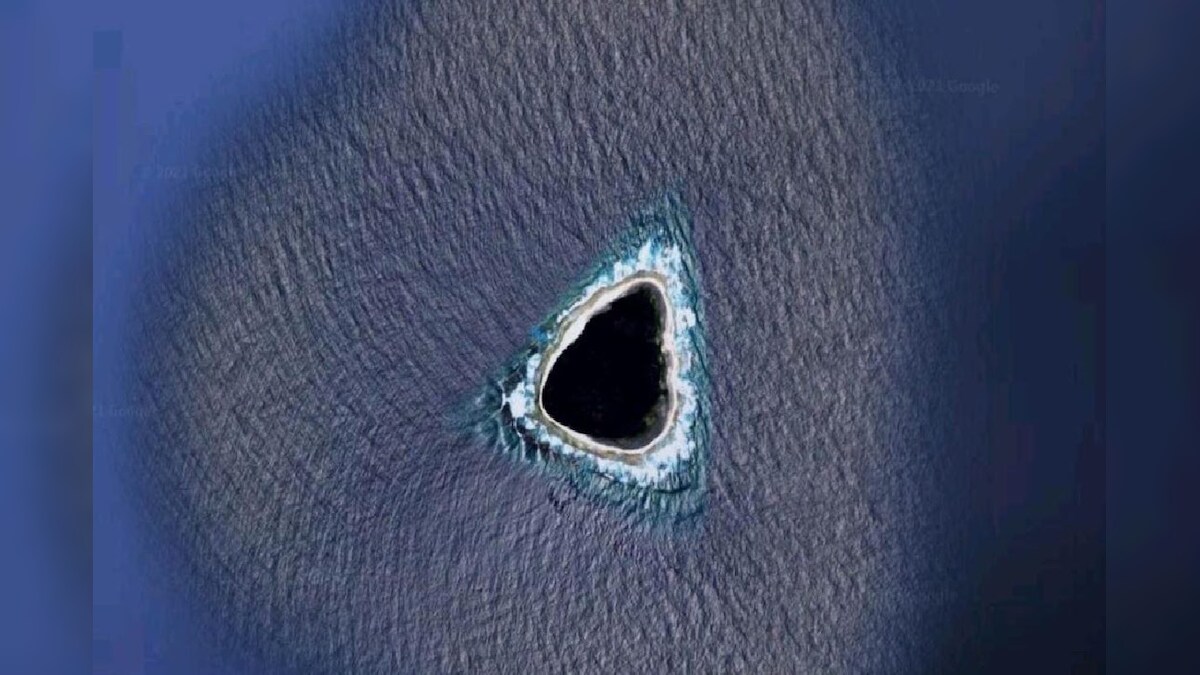 Viral News - समुद्रामध्ये रहस्यमयी 'ब्लॅक होल' दिसल्याने खळबळ; अखेर ...