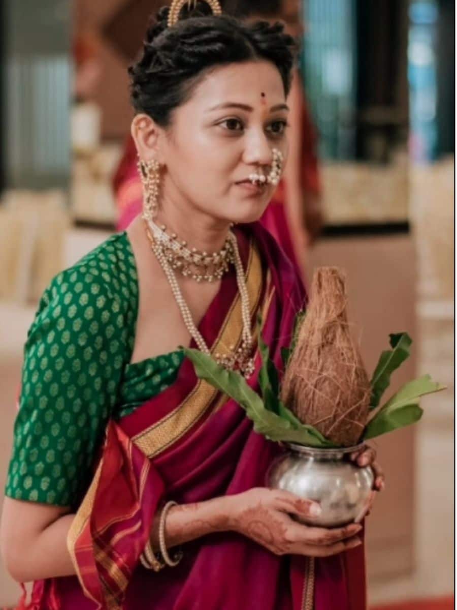 Ketaki Chitale : केतकी चितळेच्या नथीचा नखरा! मराठमोळ्या सौंदर्यानं ...