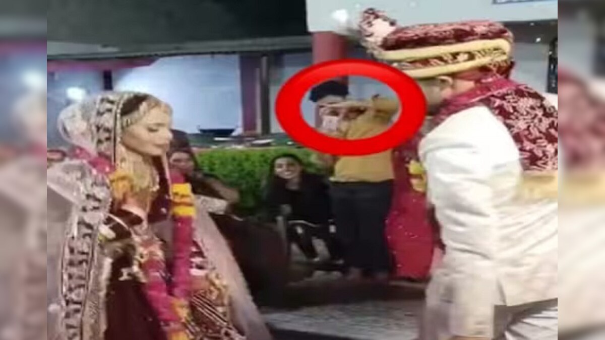 खरंच की काय! लग्नात आलं 'भूत'? कॅमेऱ्यात कैद झालं, VIDEO तुफान VIRAL ...