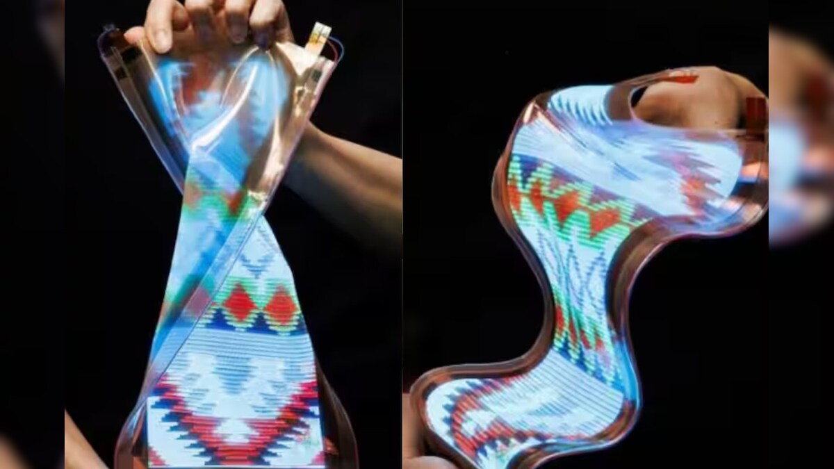 LG Stretchable Display : जगातील पहिला स्ट्रेचेबल डिस्प्ले, टॉवेलसारखा ...