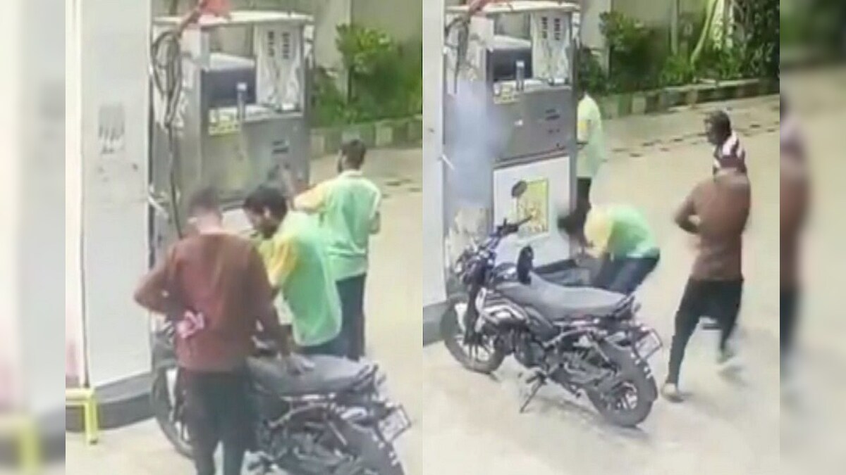 VIDEO : पुण्यात CNG भरताना भीषण अपघात, गॅसचे नोझल उडाल्याने कर्मचाऱ्याचा डोळाचं...नेमकं काय घडलं ...