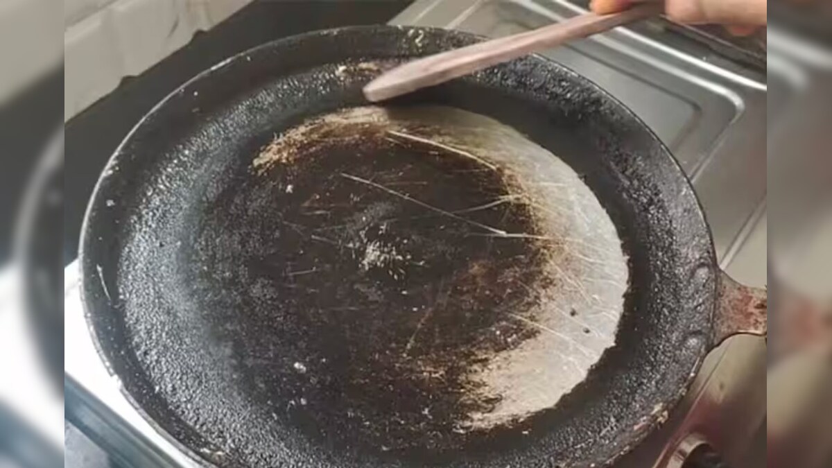 Kitchen Tips : करपलेल्या चपातीचा डाग तव्यावरुन कसा घालवायचा? किचनमधील 3 ...