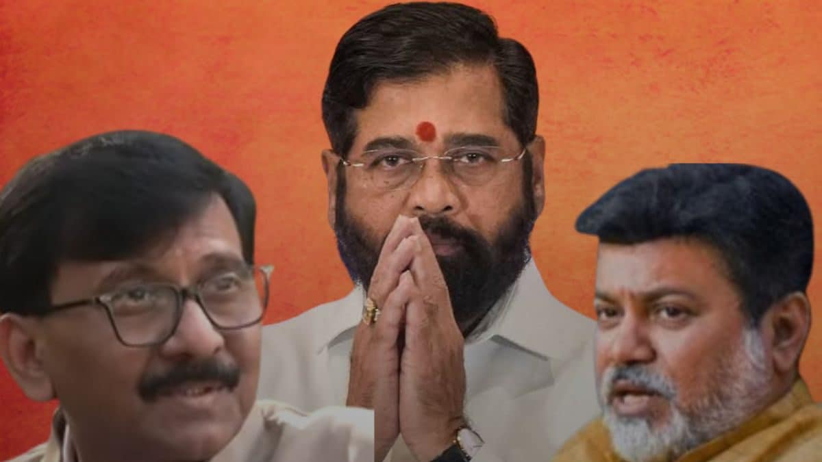एकनाथ शिंदे यांच्या नाराजीच्या चर्चा, उदय सामंत यांच्याबरोबर २० आमदार ...