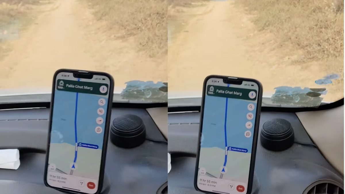 Google Map पुन्हा गंडलं! नदीवरून जात होता रस्ता, नदी किनारी पोहोचले ...