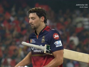 RCB vs PBKS :मानलं भावाला!बाकीचे फेल...पण पंजाबशी तो एकटाच भिडला ...