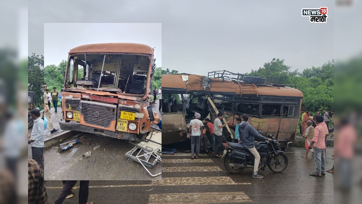 dhule bus accident mumbai agra highway st hit truck accident 35 people ...