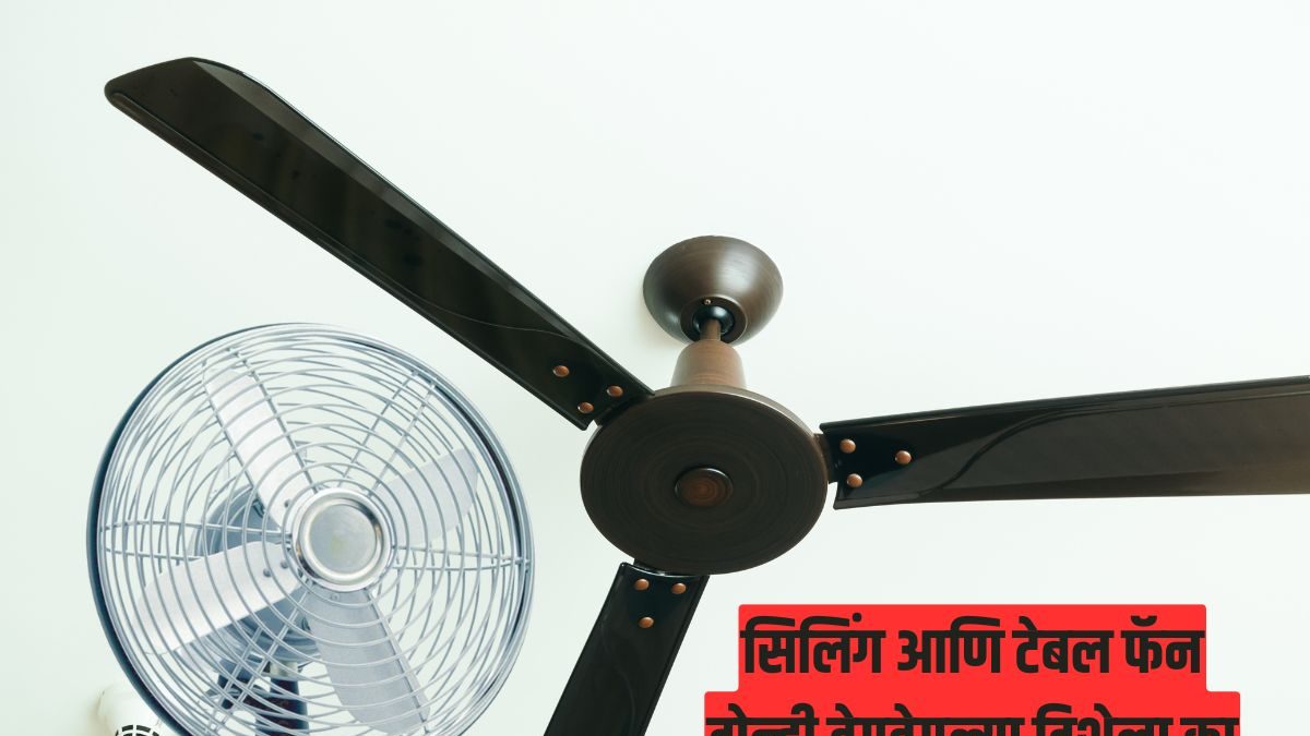 Fan Science : सिलिंग फॅन आणि टेबल फॅन उलट का फिरतात? दोघेही हवाच देतात ...