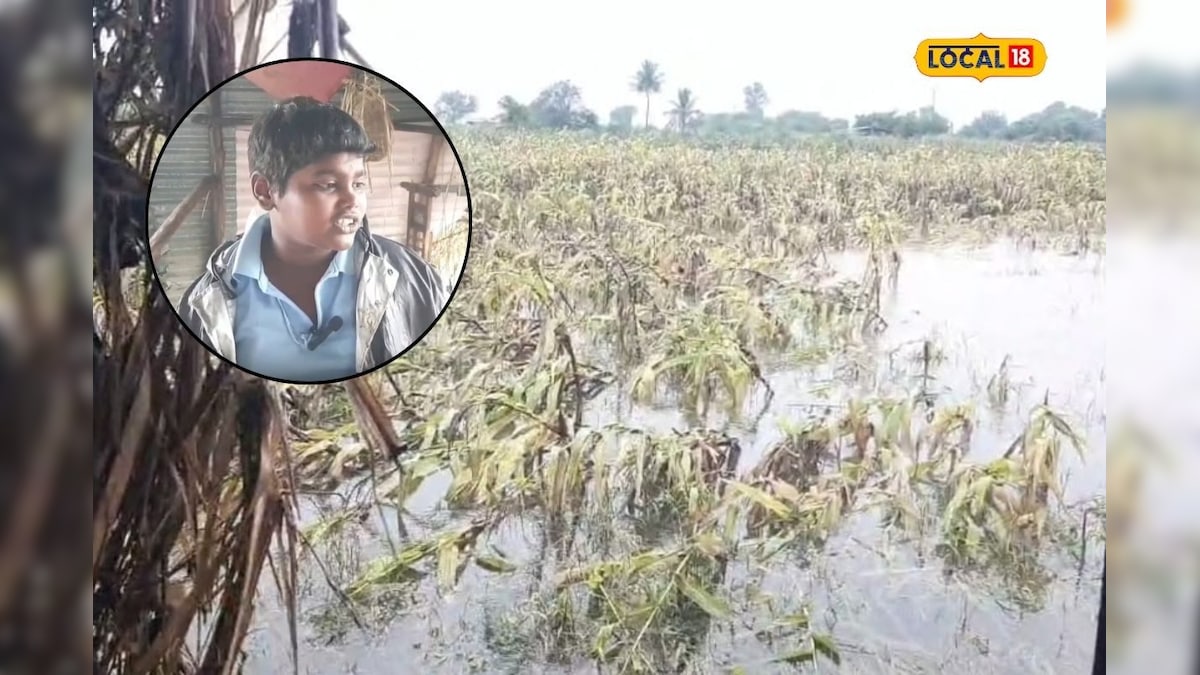 Solapur Flood : कांदा, मक्कासह शाळेचं दप्तर गेलं वाहून, सिना नदीचं रौद्ररूप पाहणाऱ्या वैभवनं ...