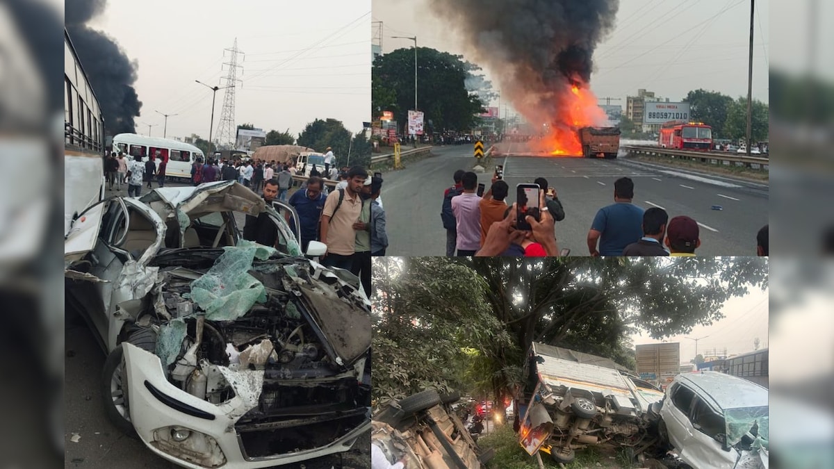 Pune Navale Bridge Accident: नवले पुलावर 22 गाड्यांचा चक्काचूर, 8 ...