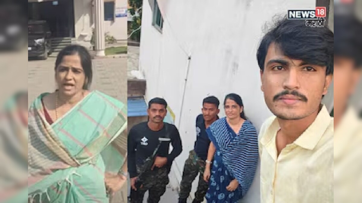 बंदूकधाऱ्यांच्या उपस्थितीत अर्ज भरणाऱ्या उज्ज्वला थिटे यांचा अर्ज बाद ...