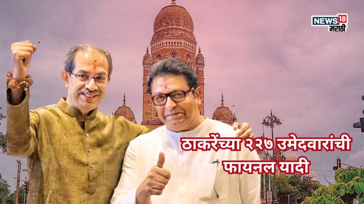 Shiv Sena UBT MNS BMC Election Candidate Final List: घोळ संपला, ठाकरे ...