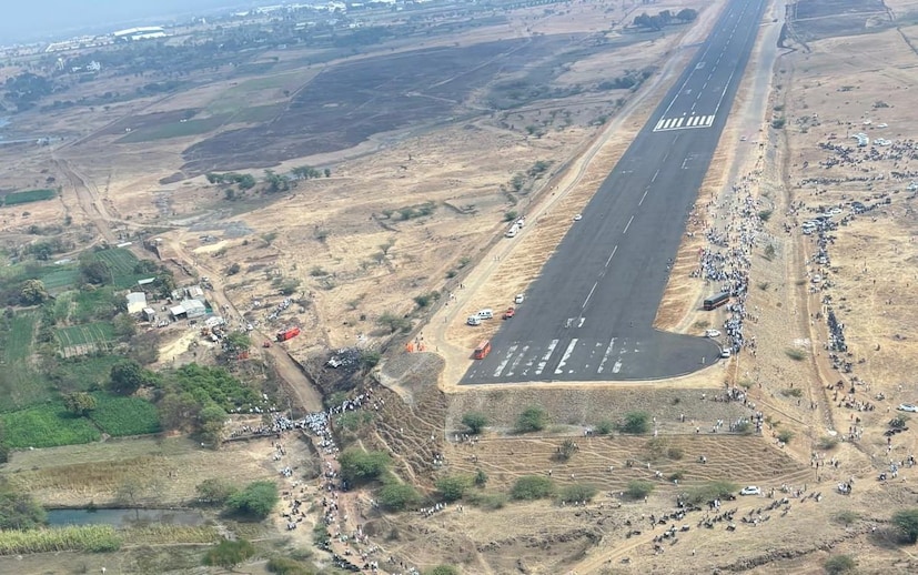 Ajit Pawar Plane Crash: विमानतळाचा रनवे अन् अजितदादांचं प्लेन नेमकं ...