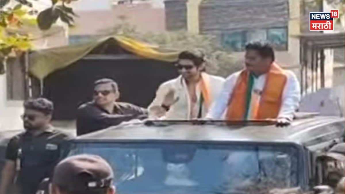 100 कोटीचा सुपर हिट चित्रपट देणारा मराठी अभिनेता पालिकेच्या प्रचारात ...