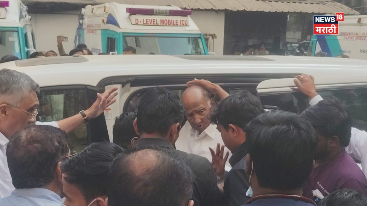 श्वास घ्यायला त्रास, छातीत कफ भरला, शरद पवारांचा हॉस्पिटलमधील पहिला ...