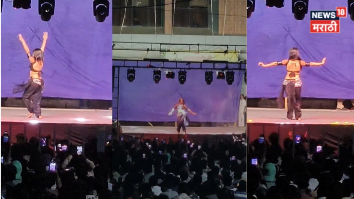 शिवरायांचा पुतळा झाकला, शिवजयंतीच्या पूर्वसंध्येला नृत्यांगणाचा बिभत्स ...
