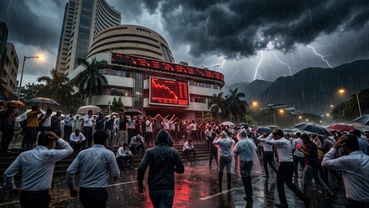 शेअर बाजारात सोमवारी 'ब्लॅक मंडे', उद्या मार्केटमध्ये मोठे वादळ ...