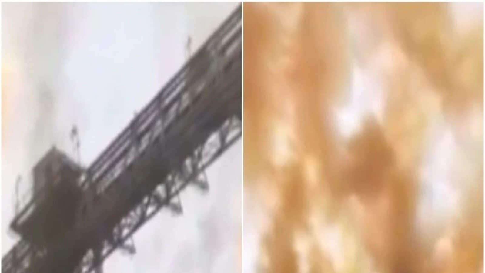 Massive explosion at tata steel plant in Jamshedpur fire extinguishing ...