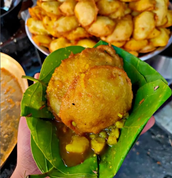 Jharkhand famous street food dhuska barra recipe in odia ଧୁସକା ବରା ...