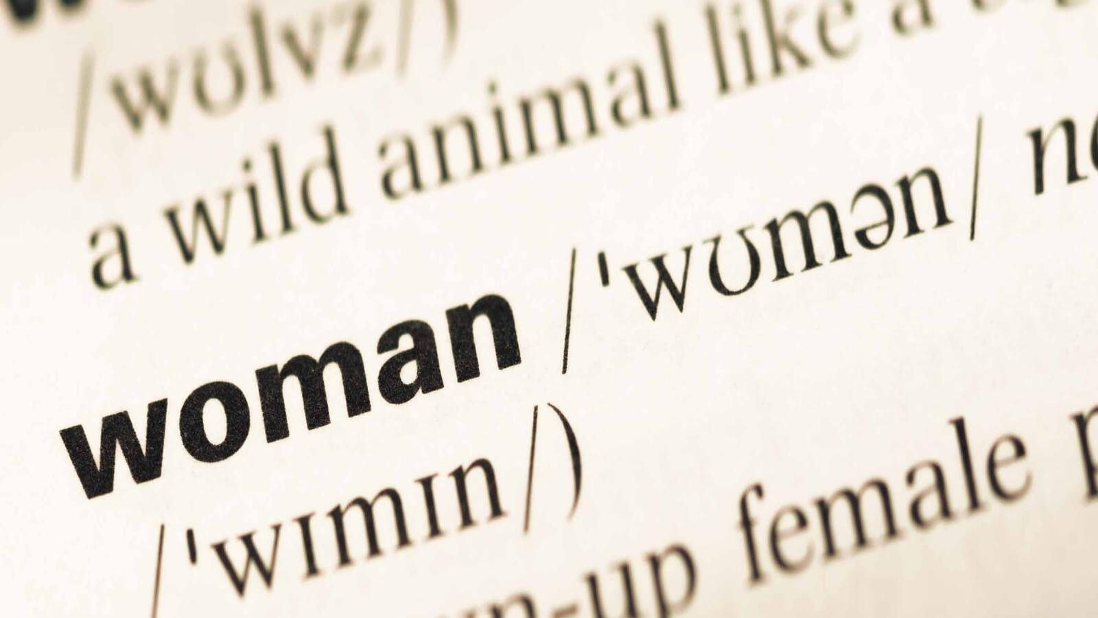 Dictionary choose the word women as a word of the year Word of the year ...
