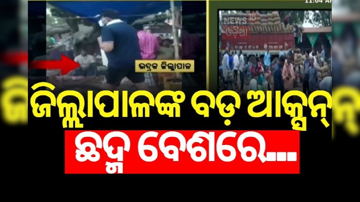 Bhadrak Collector: ହାଫ୍‌ ପ୍ୟାଣ୍ଟରେ ଜିଲ୍ଲାପାଳ, ପଶୁ ପଶୁ ନେଲେ ଆକ୍ସନ bhadrak collector in a sudden ...