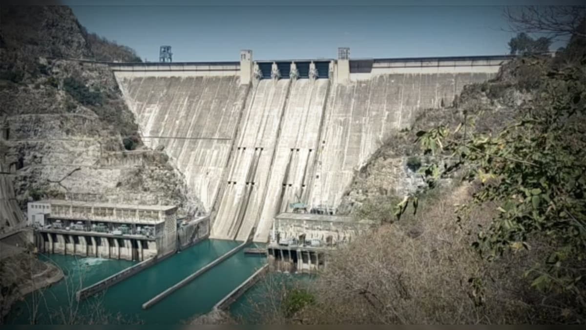 Bhakra Dam - The water level in Bhakra Dam reached about 1667 feet ...