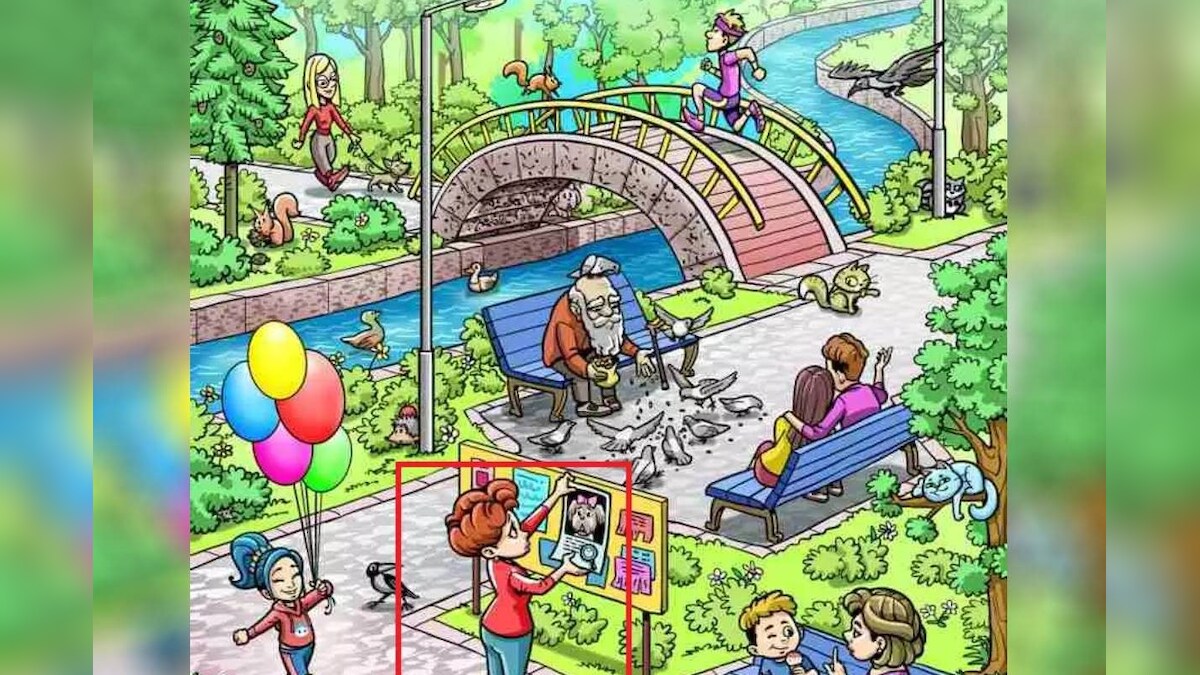 Spot The Object Puzzle: ਪਾਰਕ 'ਚ ਗੁਆਚਿਆ ਪਾਲਤੂ ਕੁੱਤਾ, 10 ਸਕਿੰਟਾਂ 'ਚ ਲੱਭ ...
