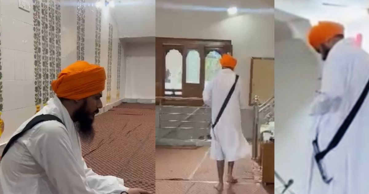 Amritpal Video before Amritpal taken into custody Amritpal Amritpal, Operation Amritpal, nsa on ...