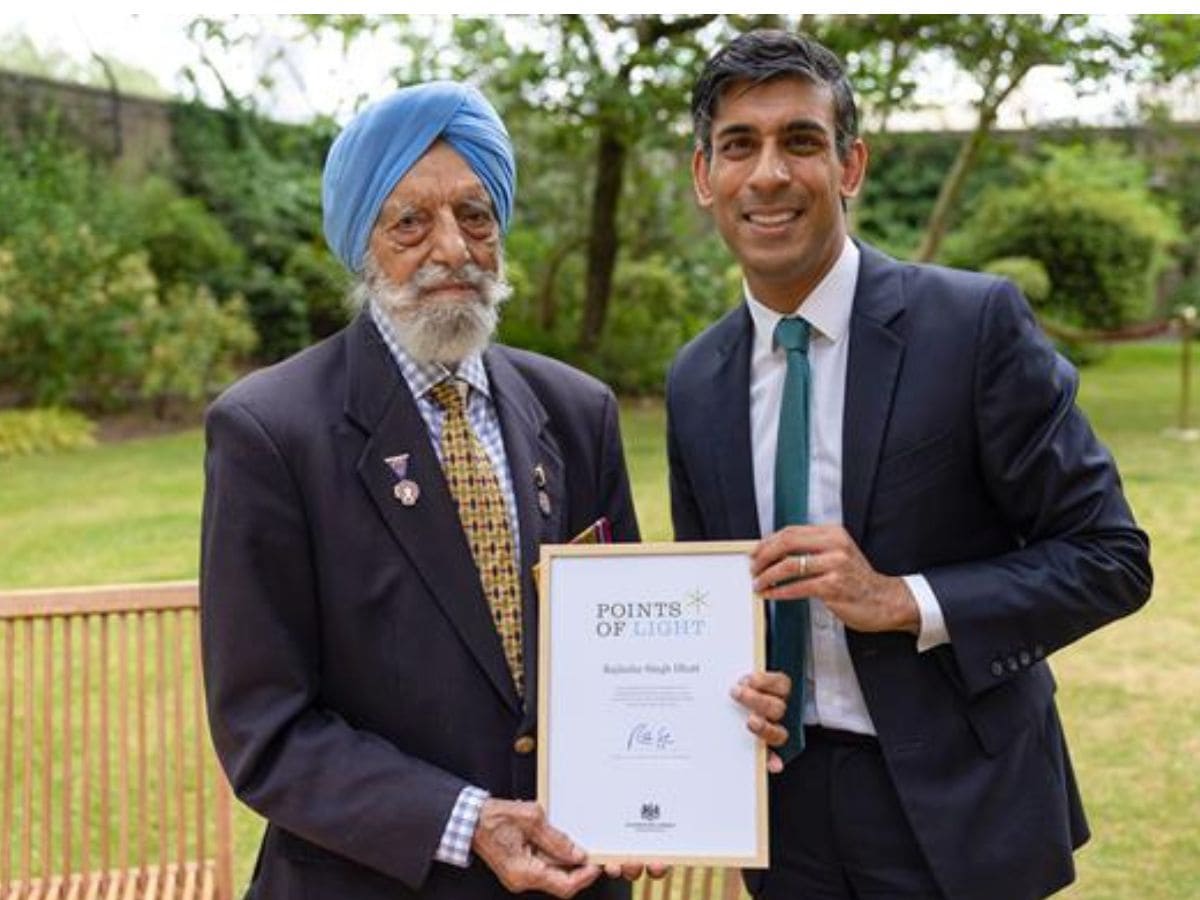 ਬ੍ਰਿਟੇਨ ਦੇ ਪ੍ਰਧਾਨ ਮੰਤਰੀ ਵੱਲੋਂ ਦੂਜੀ ਵਿਸ਼ਵ ਜੰਗ ਲੜਨ ਵਾਲੇ 101 ਸਾਲਾ ਰਾਜਿੰਦਰ ...