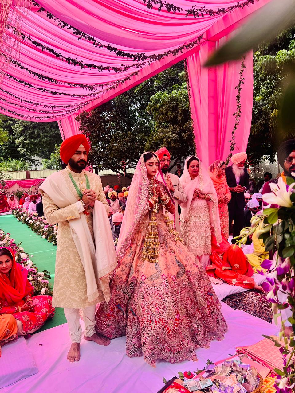 Minister Meet Hare and Dr Gurveen Kaur marriage beautiful pictures came ...